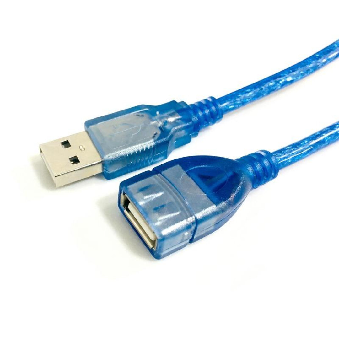 Cable USB 2.0 Prolongación 2 mts Macho A/Hembra A Azul | Chitarroni S.A