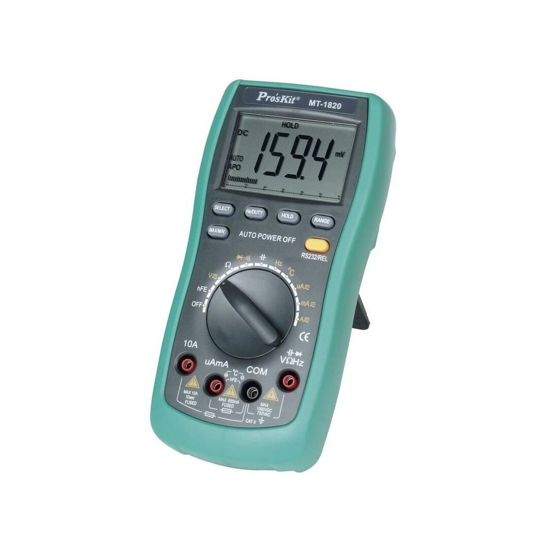 Tester Multímetro Digital Profesional Pro'skit MT-1820 | Chitarroni S.A Tester Multímetro Digital Profesional Pro'skit MT-1820 | Chitarroni S.A