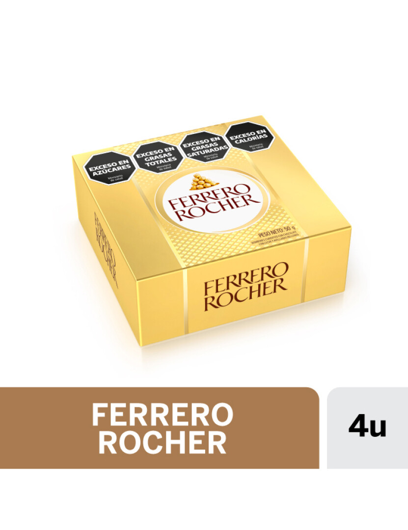 Bombon Ferrero Rocher T4 Caja dorada | Chitarroni S.A