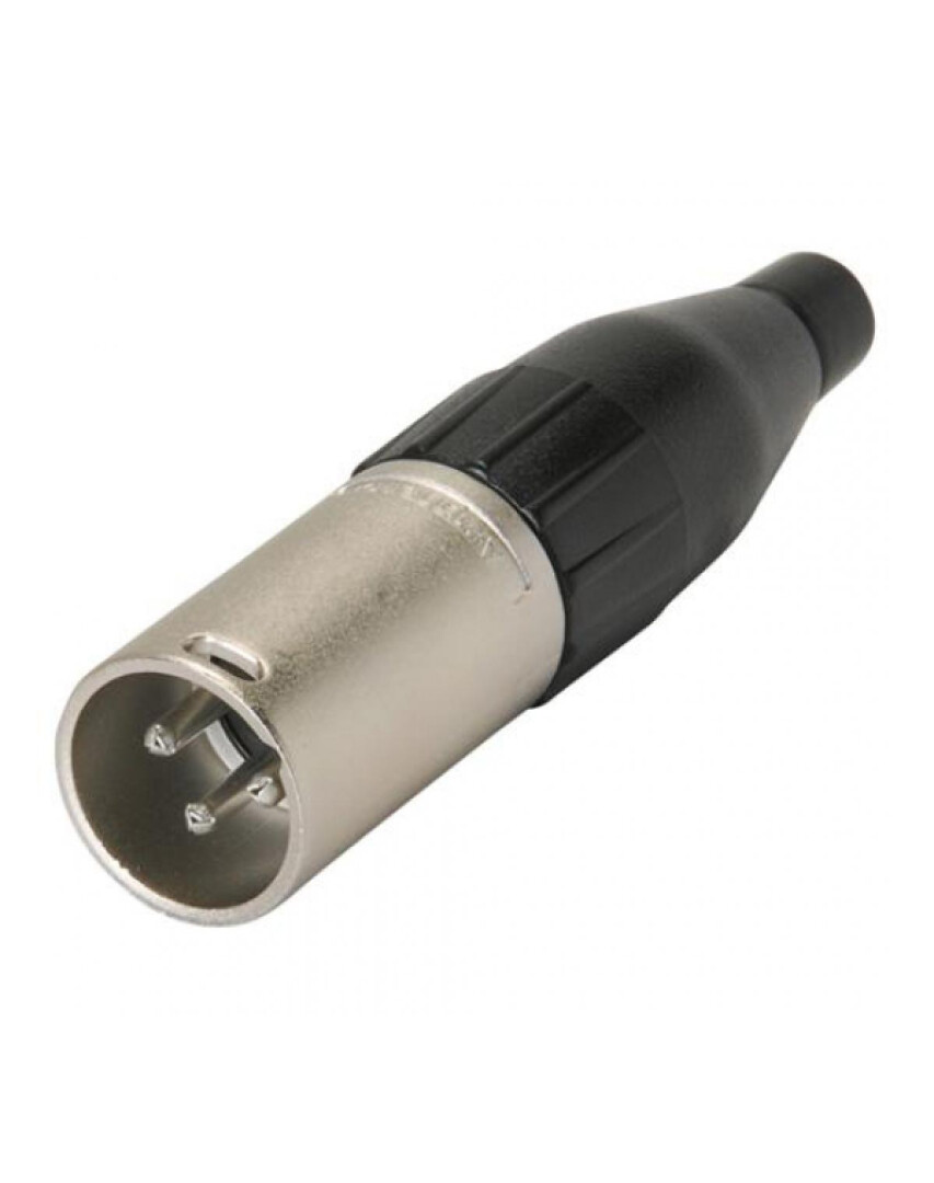 Ficha Canon Macho Amphenol AC3M Metal | Chitarroni S.A