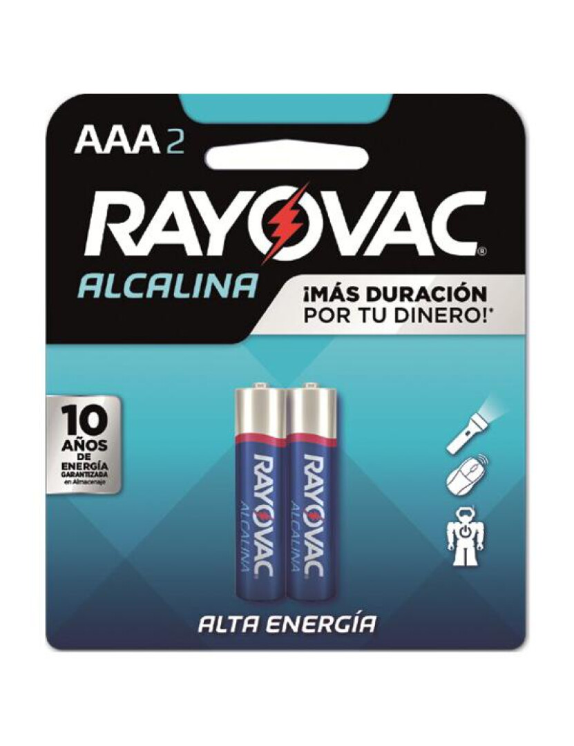 Pila Rayovac Alcalina AAA Blister por 2 Unidades | Chitarroni S.A
