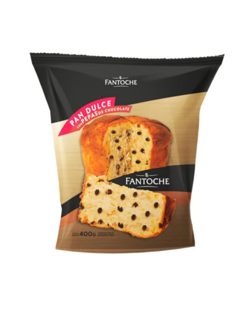 Pan Dulce Fantoche con Chips Chocolate 400 grs | Chitarroni S.A