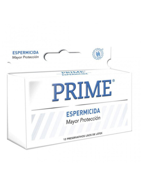 Preservativo Prime Espermicida Estuche x 12 Unidades | Chitarroni S.A