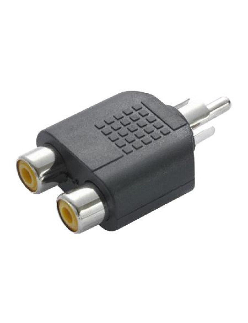 Adaptador Ficha Plug Macho RCA/2 Hembra RCA | Chitarroni S.A